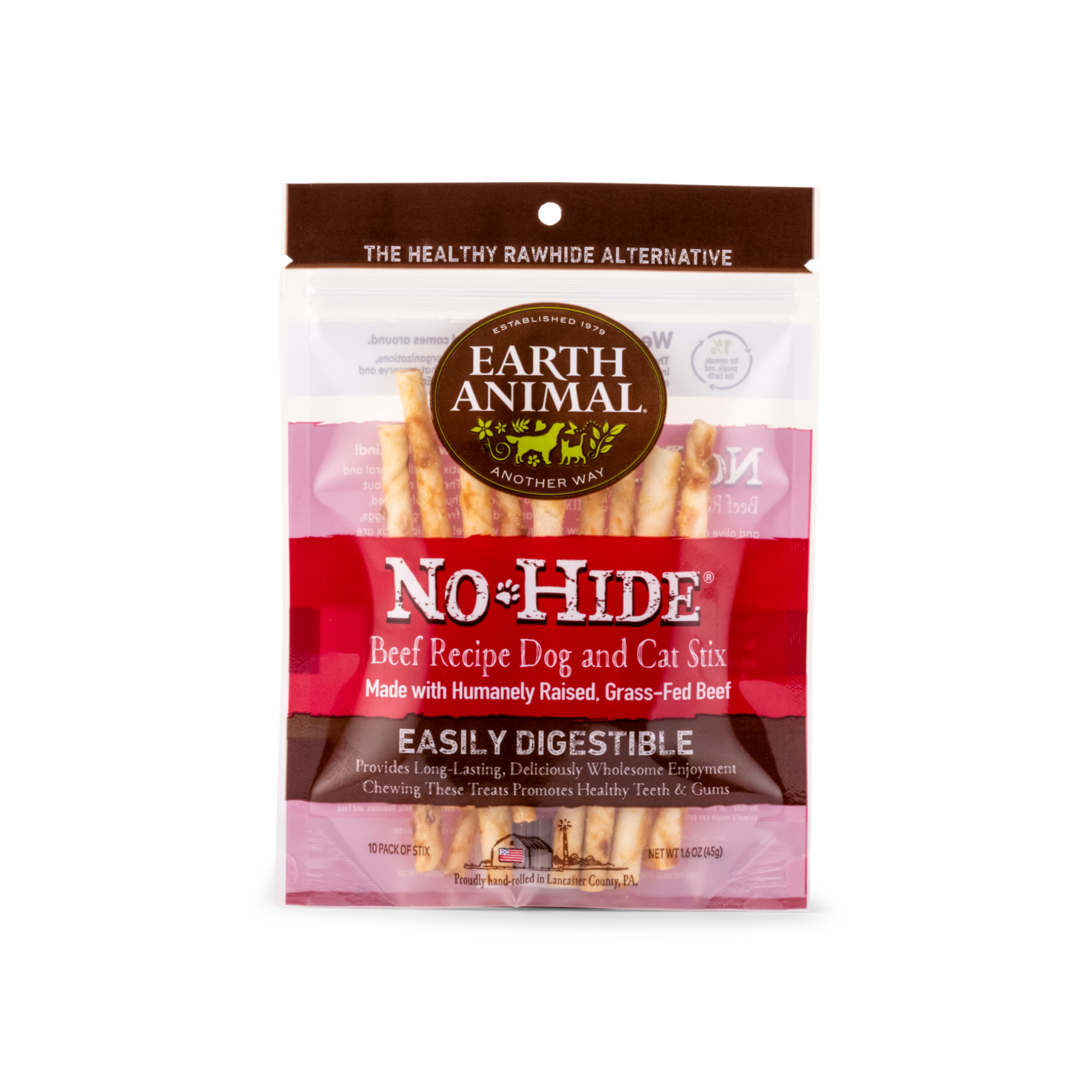 Earth Animal No-Hide Beef Stix – Pups & Cubs Premium Pet Food