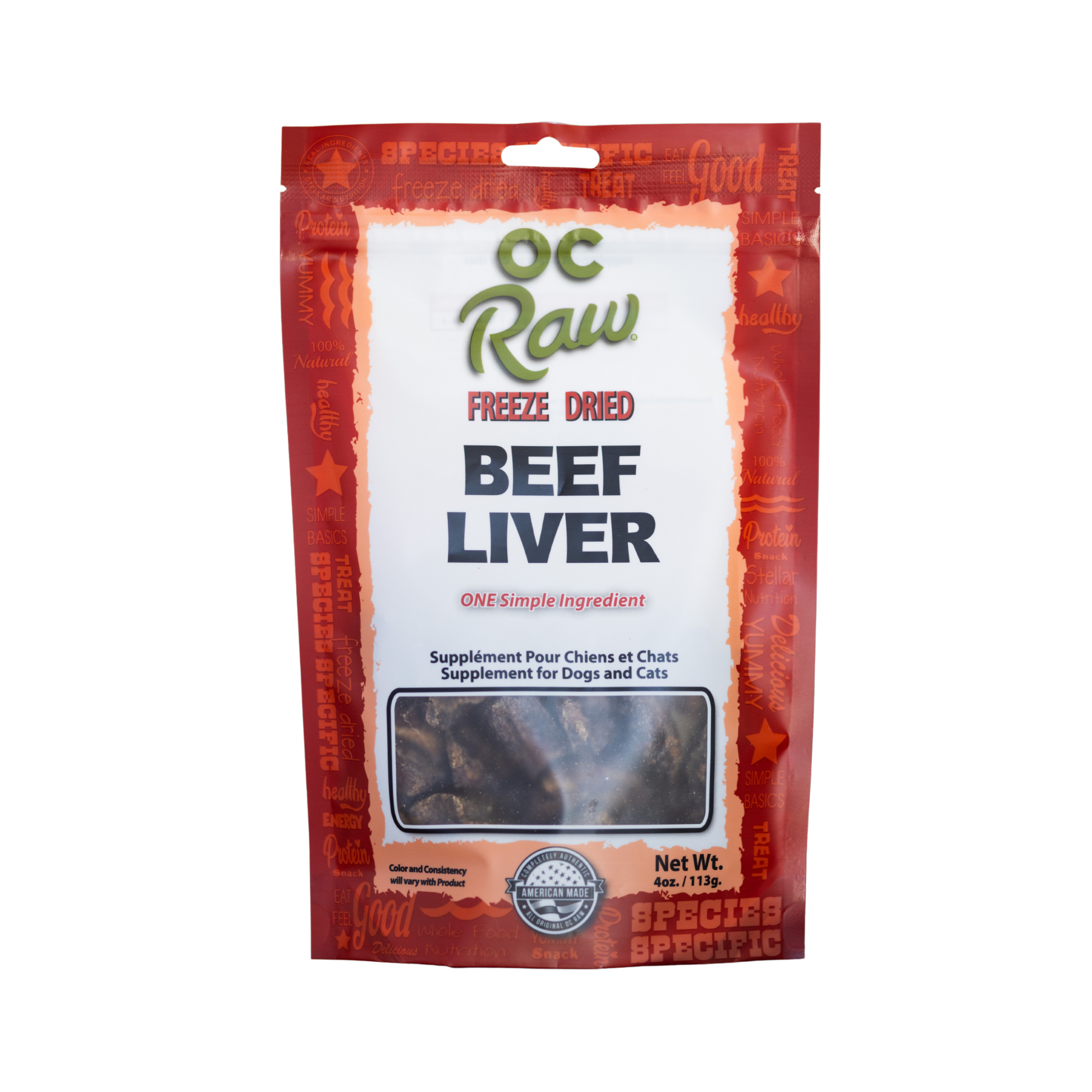 OC Raw Freeze-Dried Beef Liver Dog & Cat Treats – Pups & Cubs Premium ...