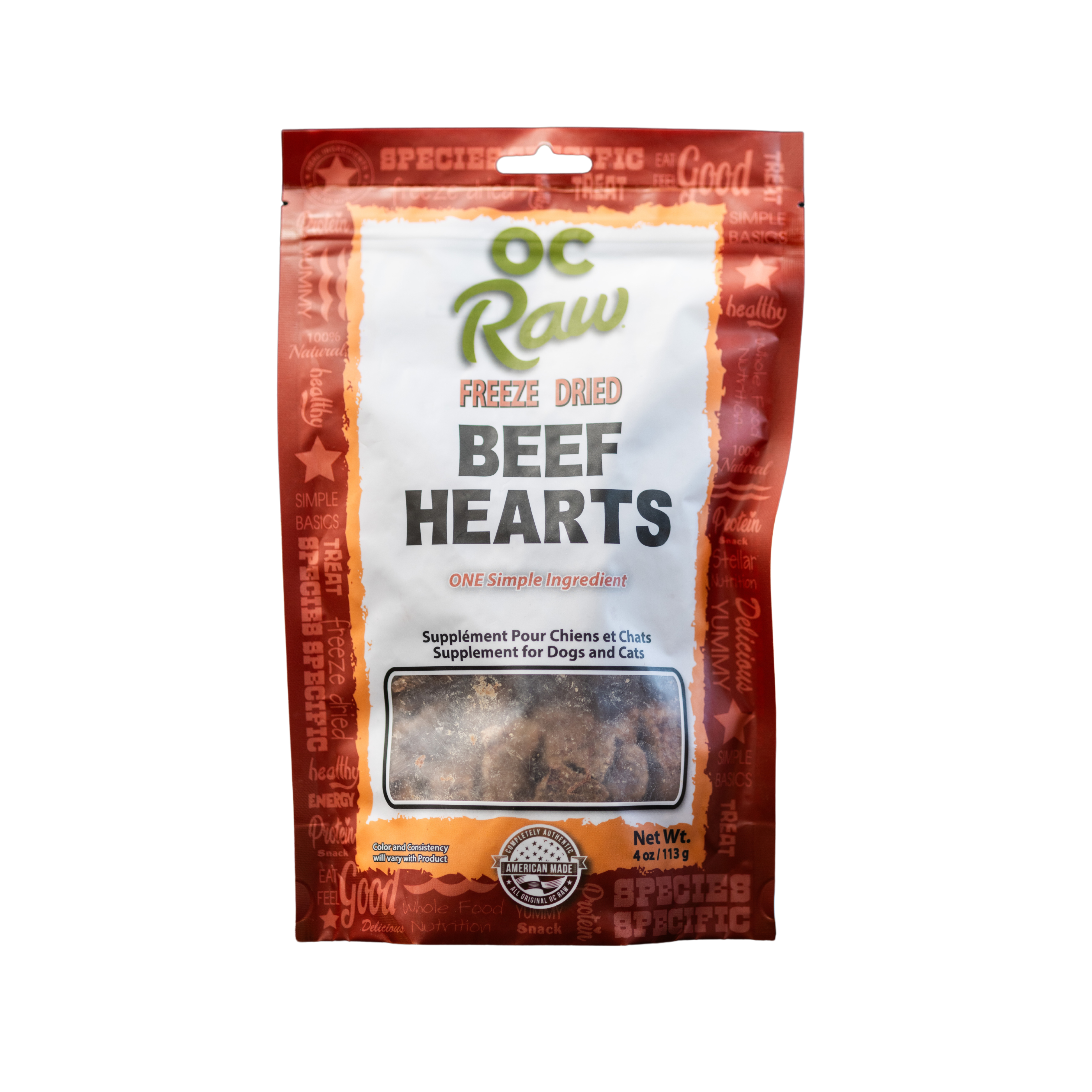 OC Raw Freeze Dried Beef Heart Dog & Cat Treats – Pups & Cubs Premium ...