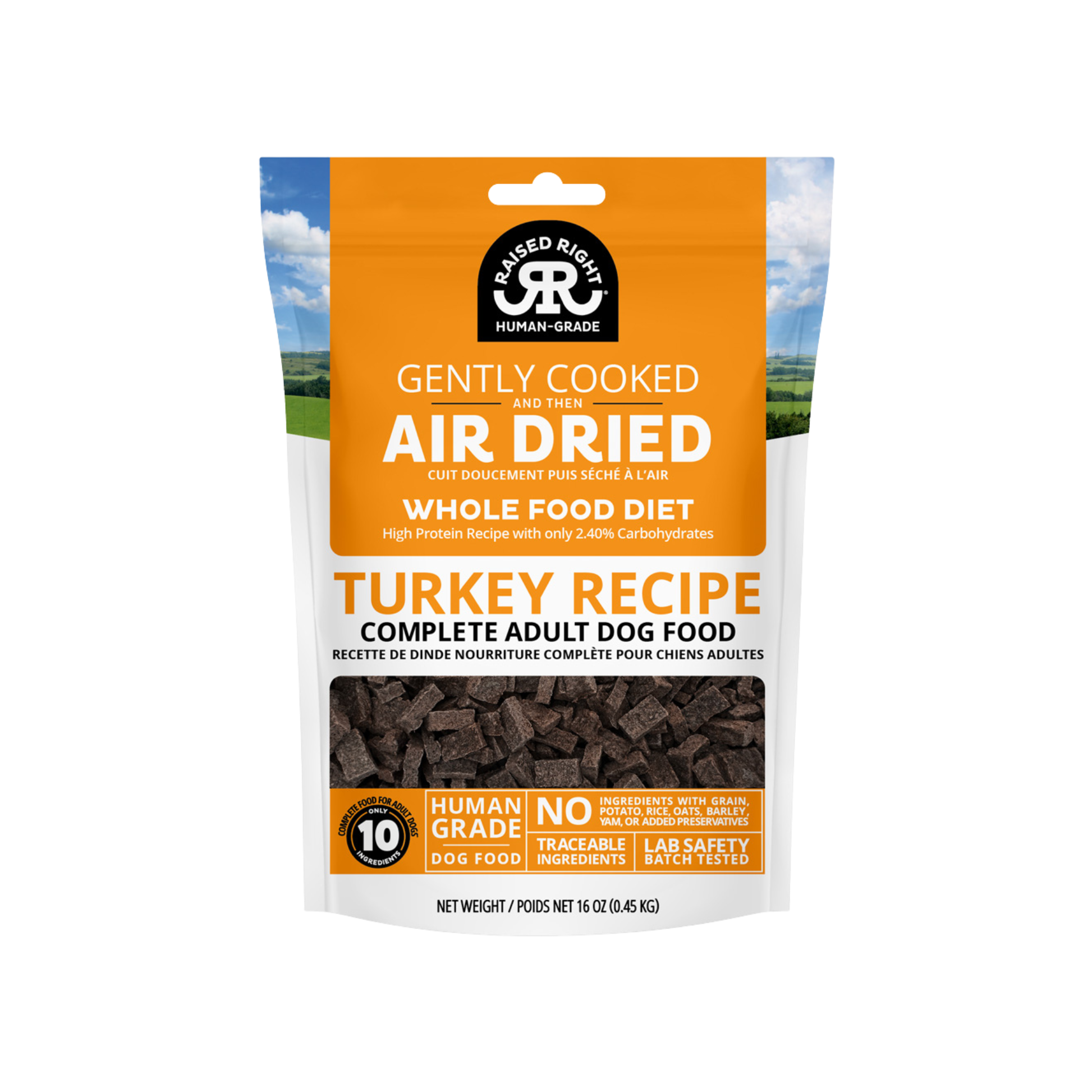 Raised Right Gently Cooked and Then Air Dried Turkey Recipe for Adult ...