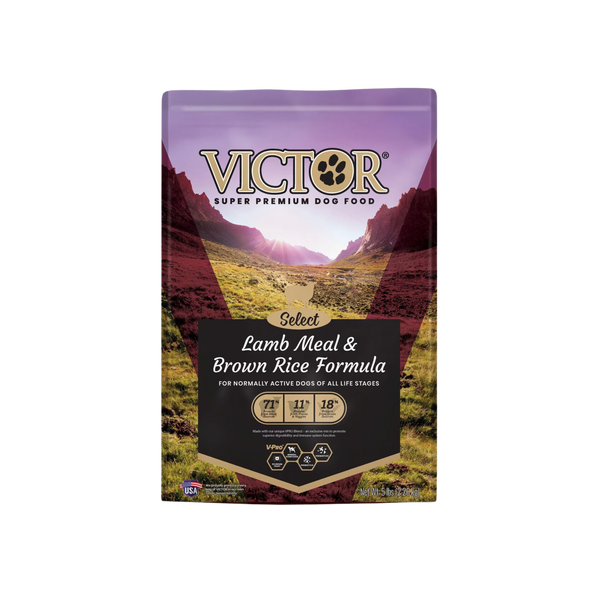Victor Select Lamb Meal & Brown Rice Formula Dry Dog Food – Pups & Cubs ...