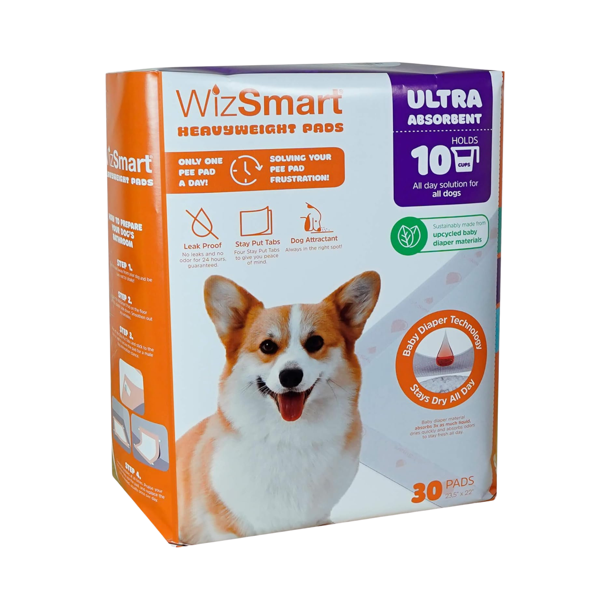 WizSmart Heavyweight Ultra Absorbent Pads – Pups & Cubs Premium Pet Food